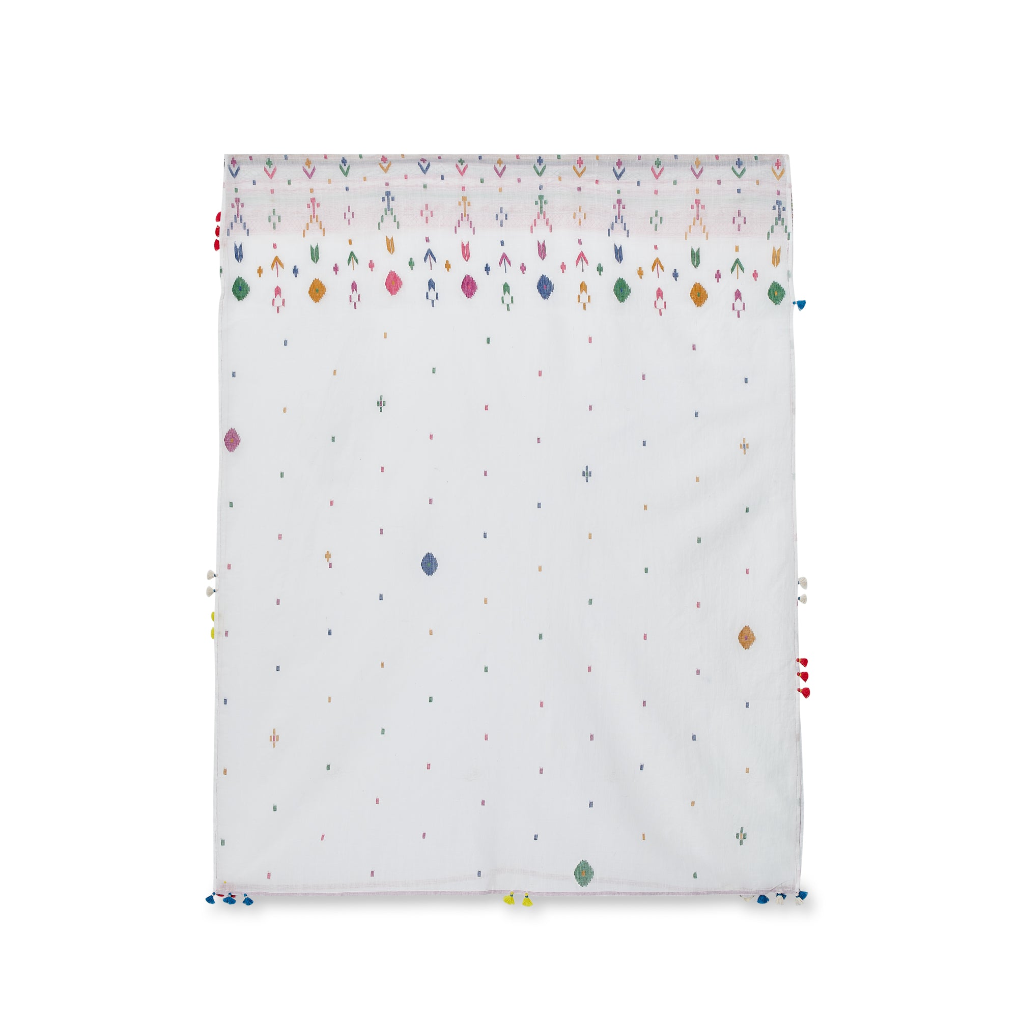 Injiri: Taanbaan-119 Scarf (White) | Dover Street Market London