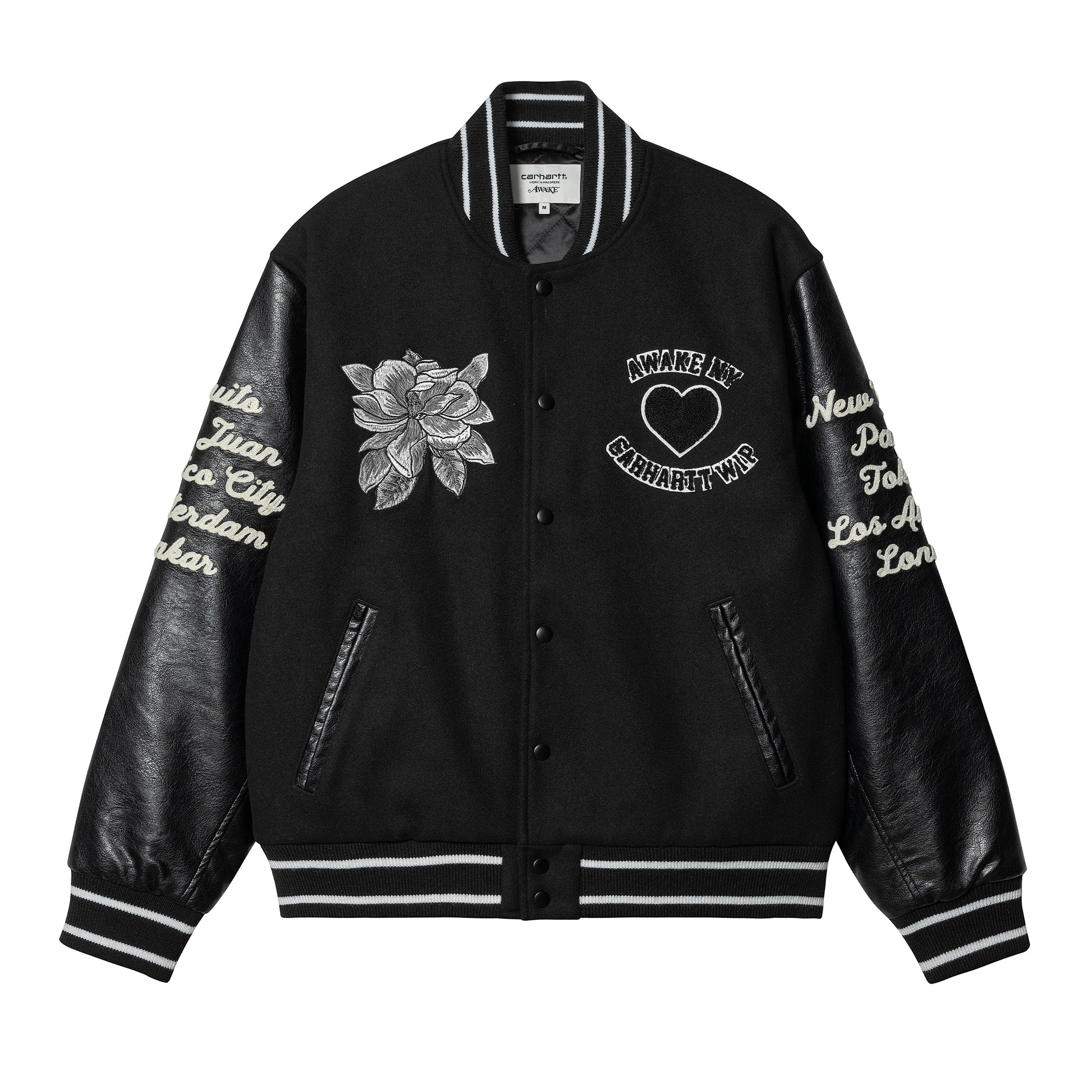 Awake NY: Carhartt WIP Teddy Jacket (Black) | DSML E-SHOP